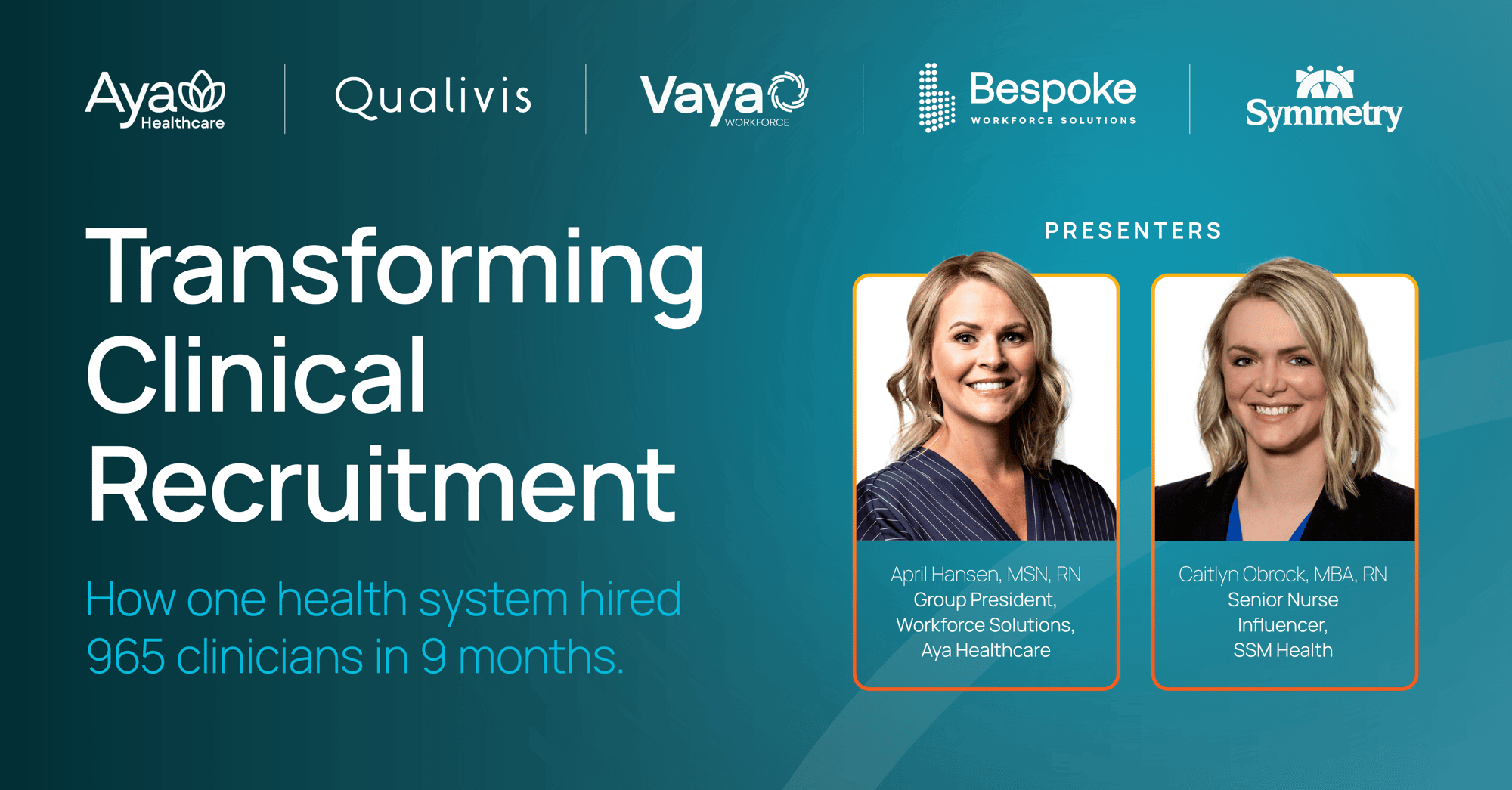 Aya Webinar - Transforming Clinical Recruitment